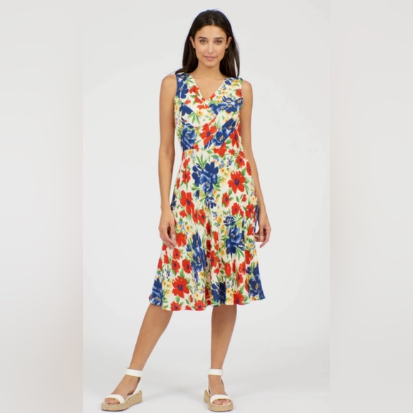 Pretty Vacant | Dresses | Modcloth Pretty Vacantwhite Floral Midi ...